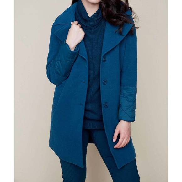 Renuar | Jackets & Coats | New Renuar Convertable Pea Coat In Lagooon ...